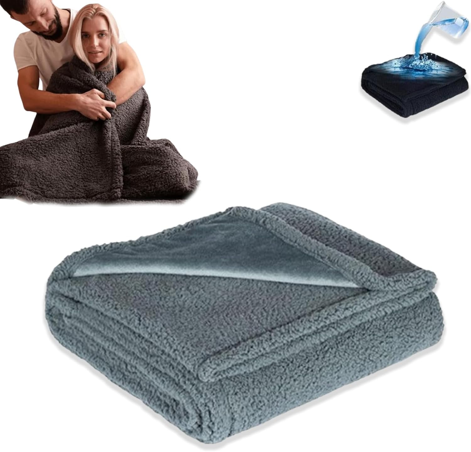 Cuddle Puddle Waterproof Blanket - Lovers Blanket Waterproof,Cuddle ...