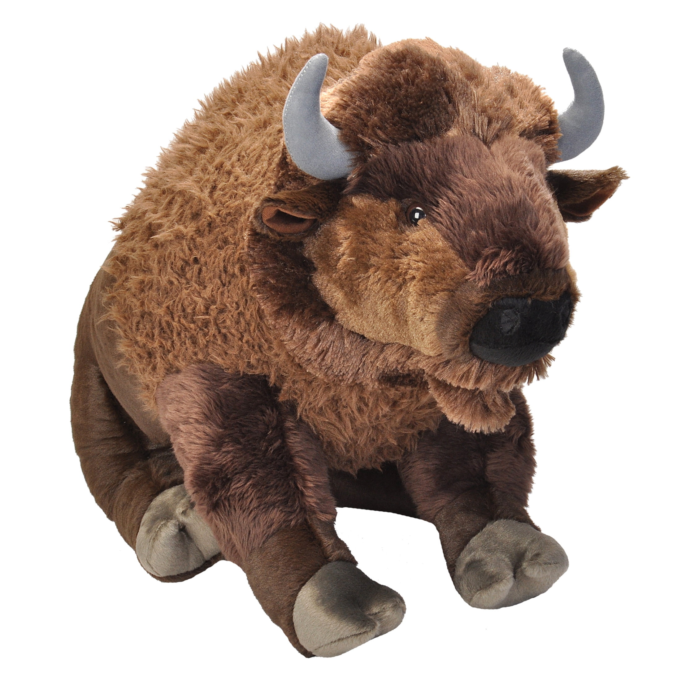 Wild Republic Cuddlekins Jumbo Bison Stuffed Animal, 30 Inches ...