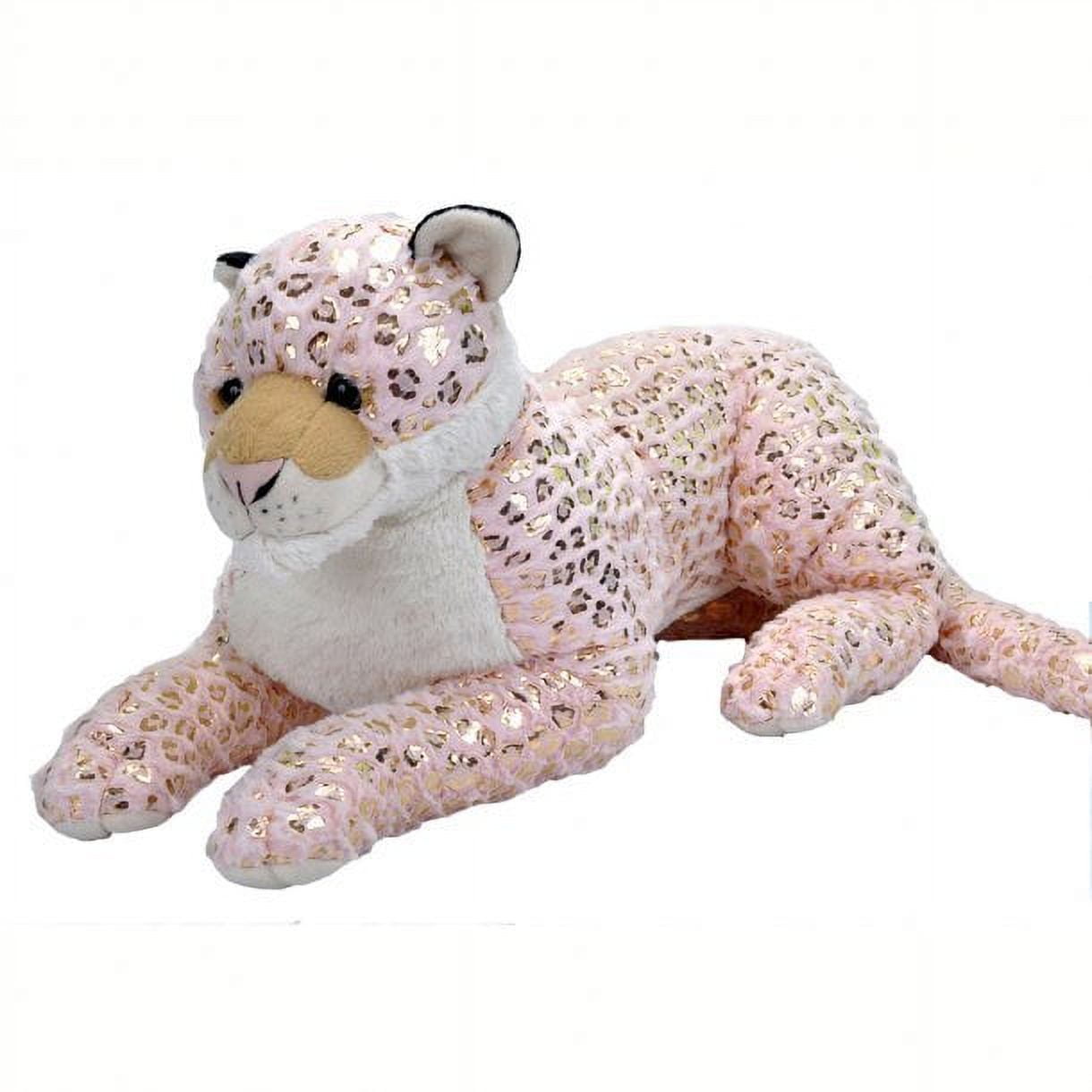 Cuddlekins Jumbo Foil Pink Snow Leopard 30" - Walmart.com