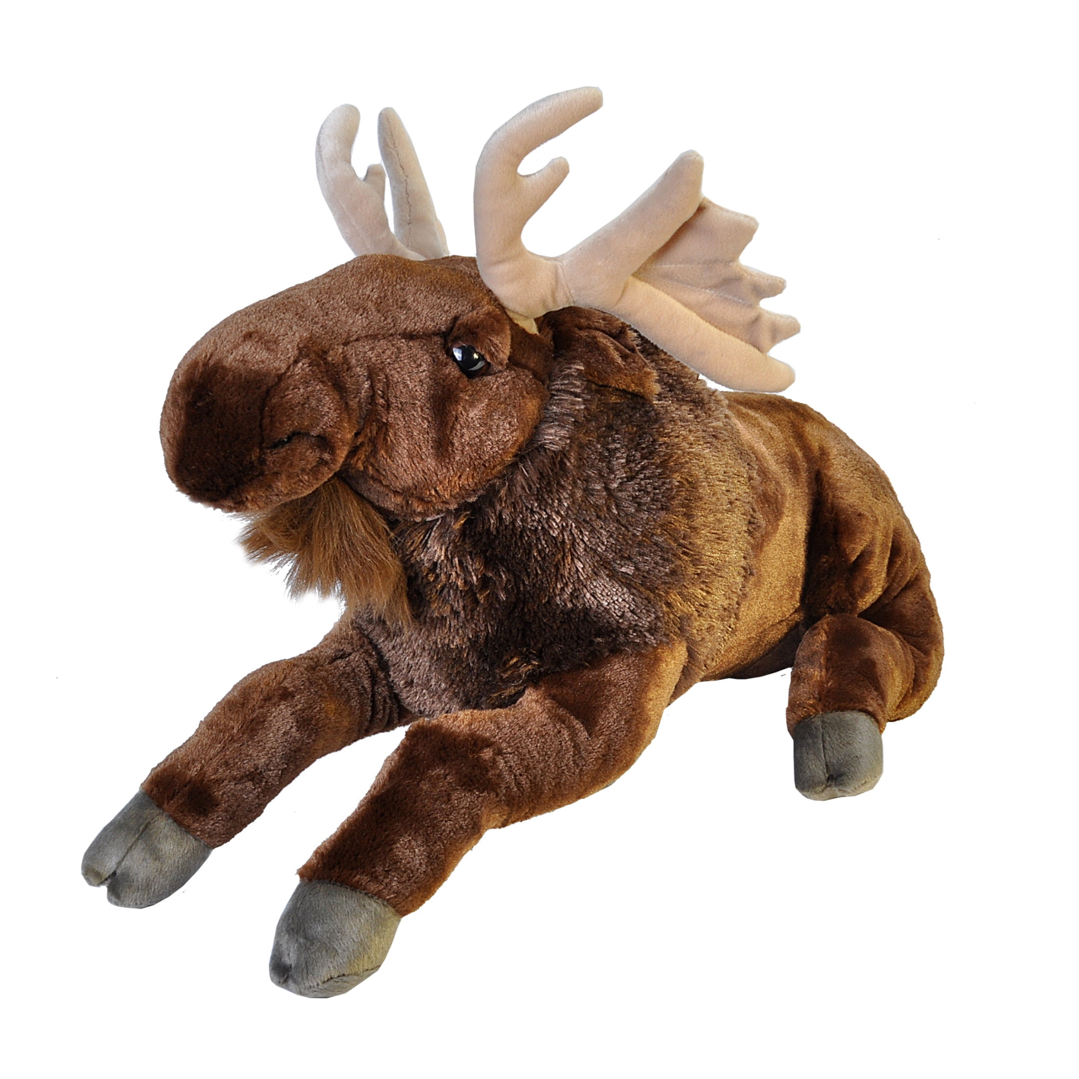Cuddlekins Jumbo Moose Plush Stuffed Animal by Wild Republic, Kid Gifts ...