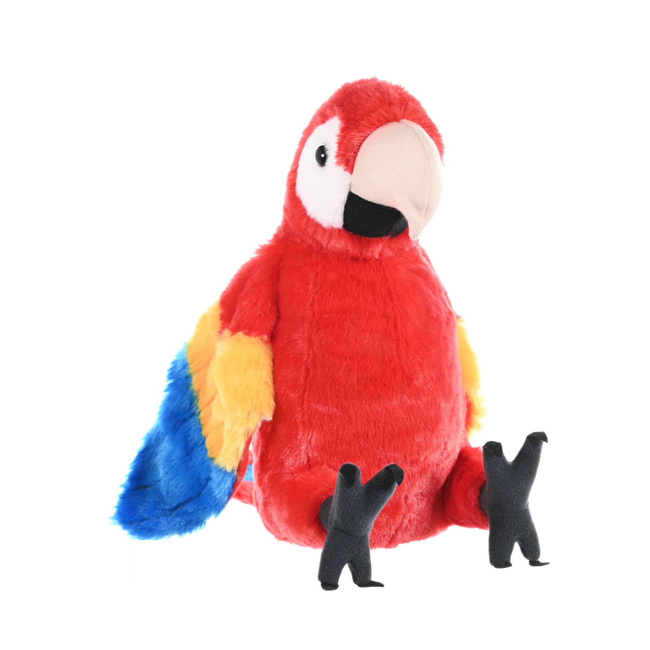 Wild Republic Cuddlekins Scarlet Macaw Stuffed Animal, 12 Inches ...