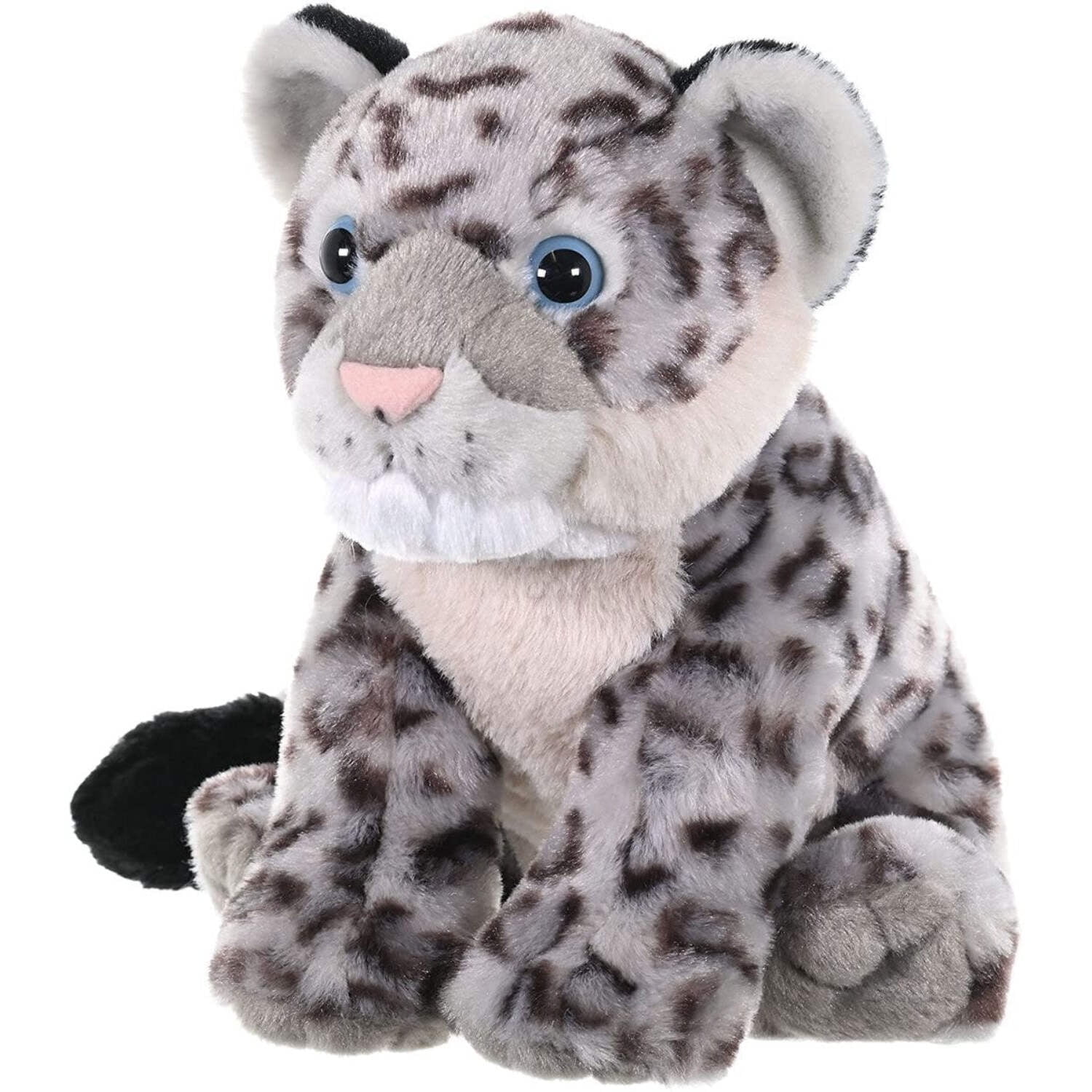 Wild Republic Large Realistic Cuddlekins Snow Leopard Cub Plush, Zoo ...