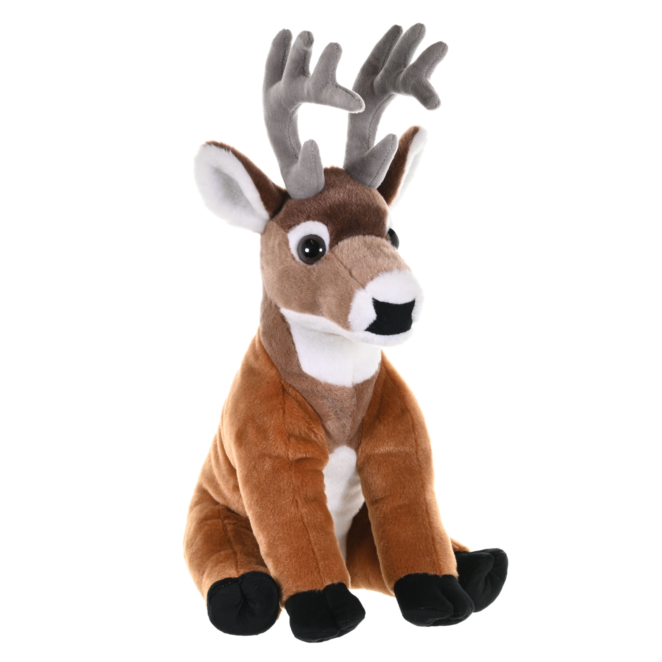 Wild Republic Cuddlekins White Tail Buck Stuffed Animal, 12 Inches ...