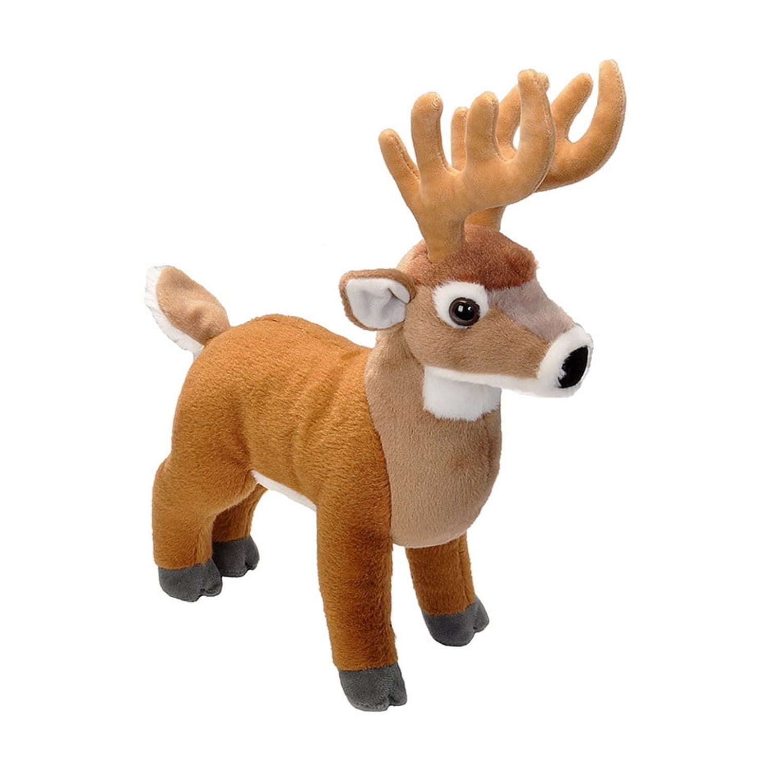 Wild Republic White Tail Buck Stuffed Animal, 12 Inches, Lifelike ...