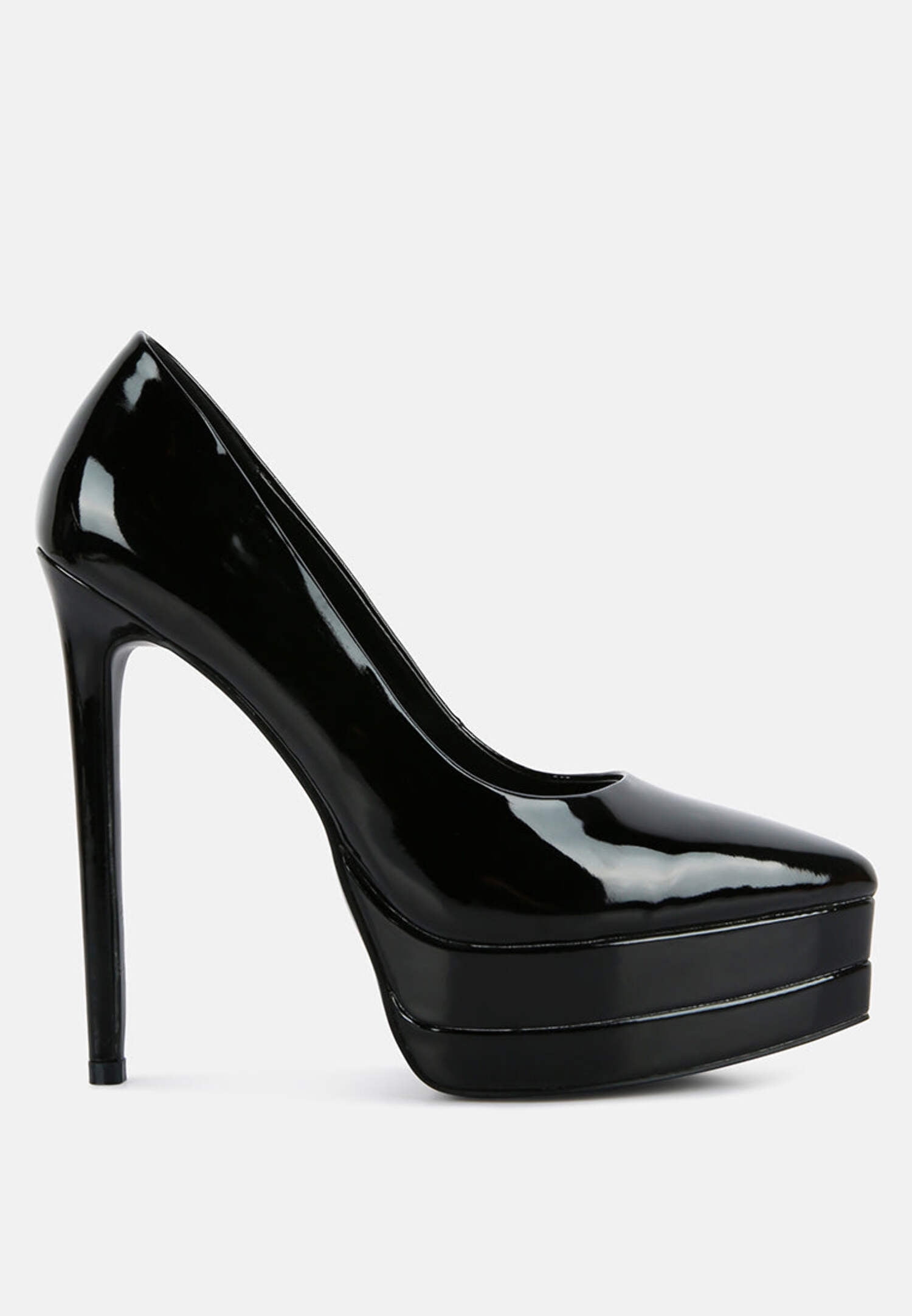 Cuddles Patent Faux Leather Platform Stiletto Pumps - Walmart.com