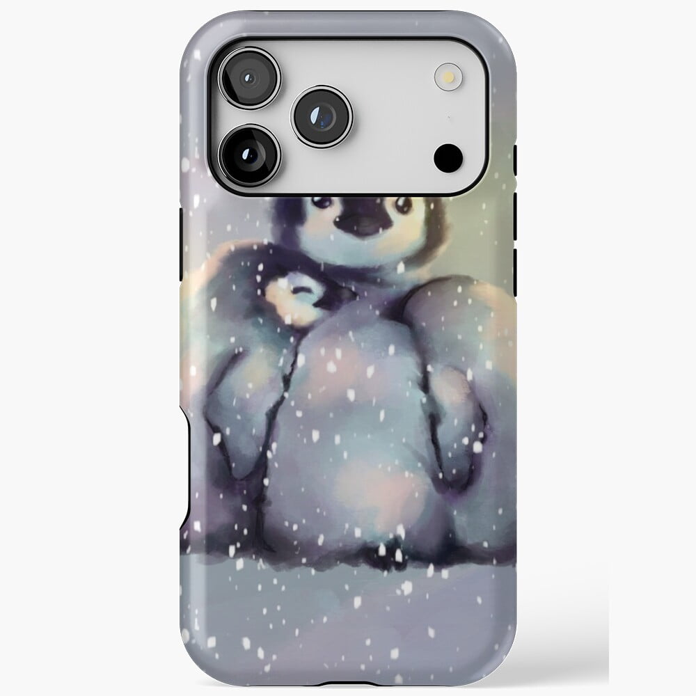 Cuddling Baby Penguins Cute Wildlife Case Compatible with iPhone 11-17 ...