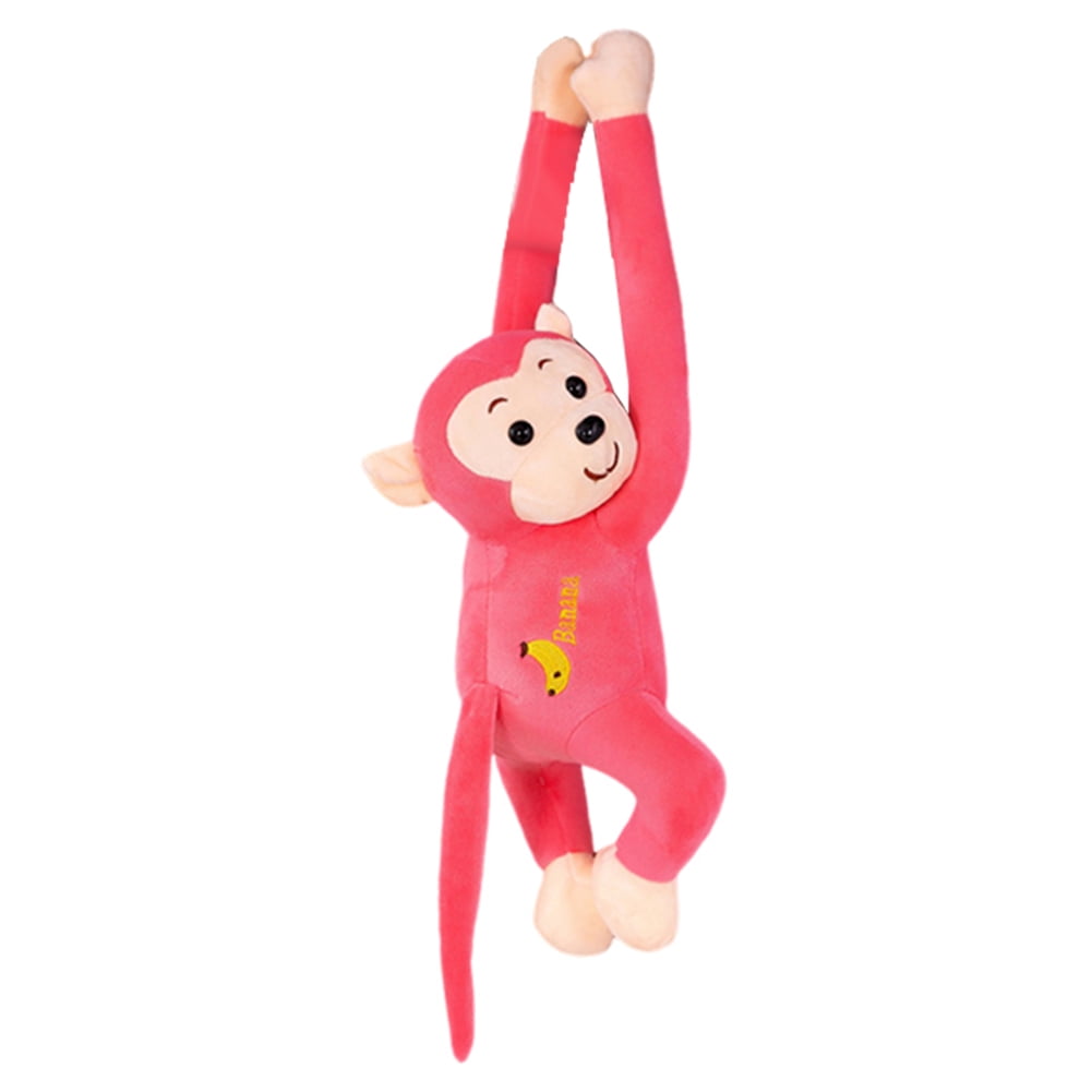 Cuddly Cartoon Monkey Plush Toy with Long Arms Hanging Stuffed Animals ...