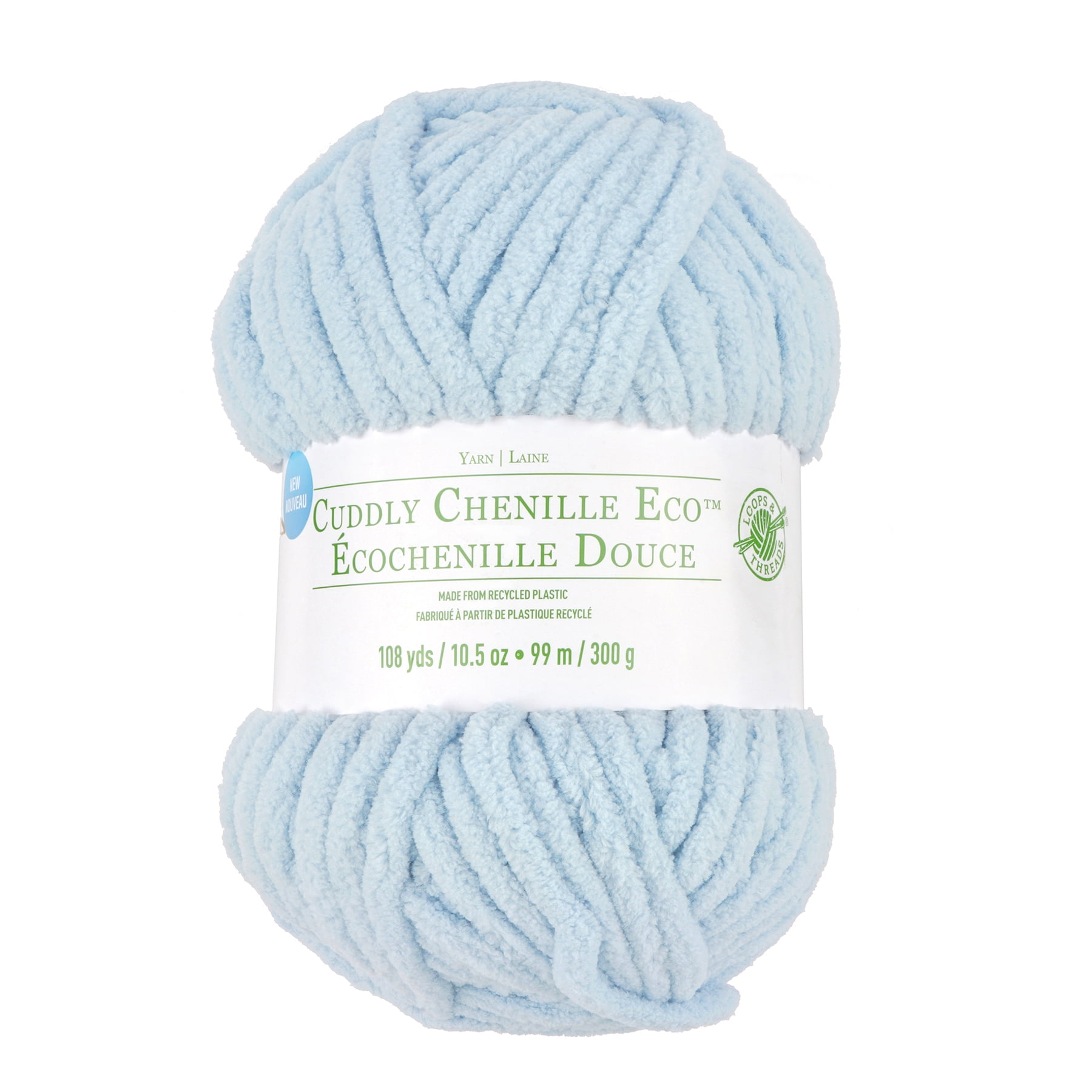 Cuddly Chenille Eco Yarn by Loops & Threads - Yarn for Knitting ...