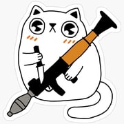 Battle Cat Sticker