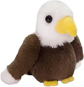 New Cuddly Eagle Stuffed Animal 7-Inch Floppy Bean Bag Plush Toy ...