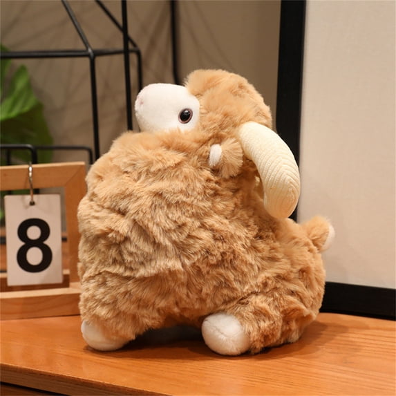 Cuddly Sheep Stuffed Animal Adorable Fluffy Plush Sheep Toy Super Soft ...