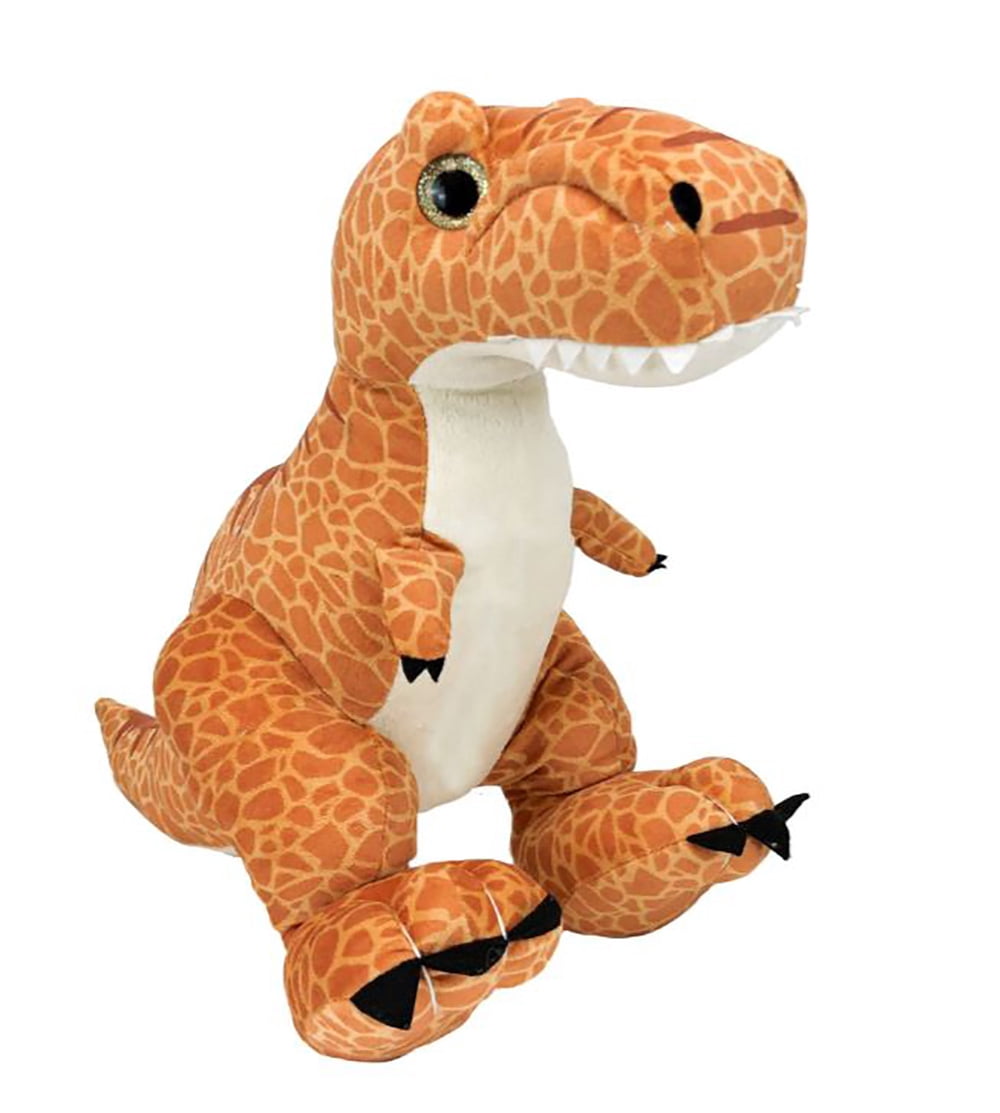 Cuddly Soft 16 inch Stuffed Trey the T-Rex. Adorable Jungle Buddy Bear ...