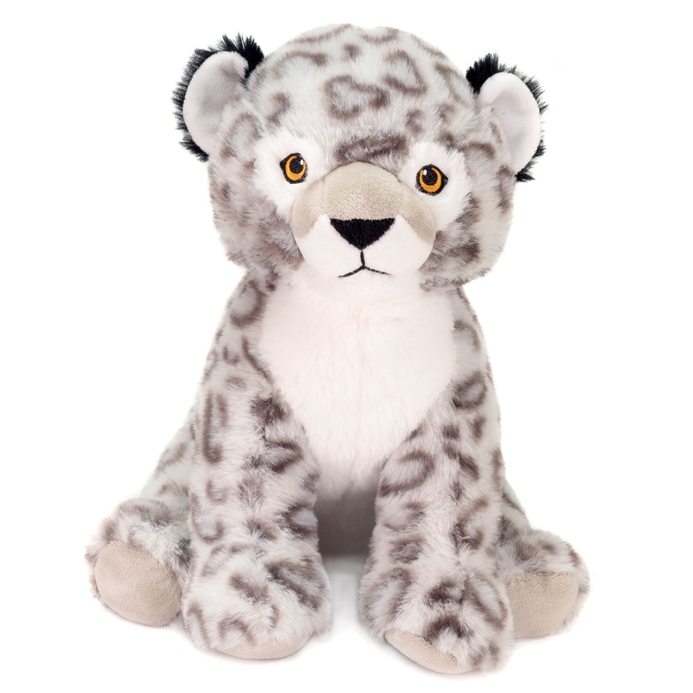 Cuddly and Earth-Friendly 10-Inch Snow Leopard Teddy Bear Plush Toy ...