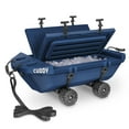 GoSports Cuddy 40 QT Floating Cooler, Dry Storage Vessel, Crawler Wheel ...