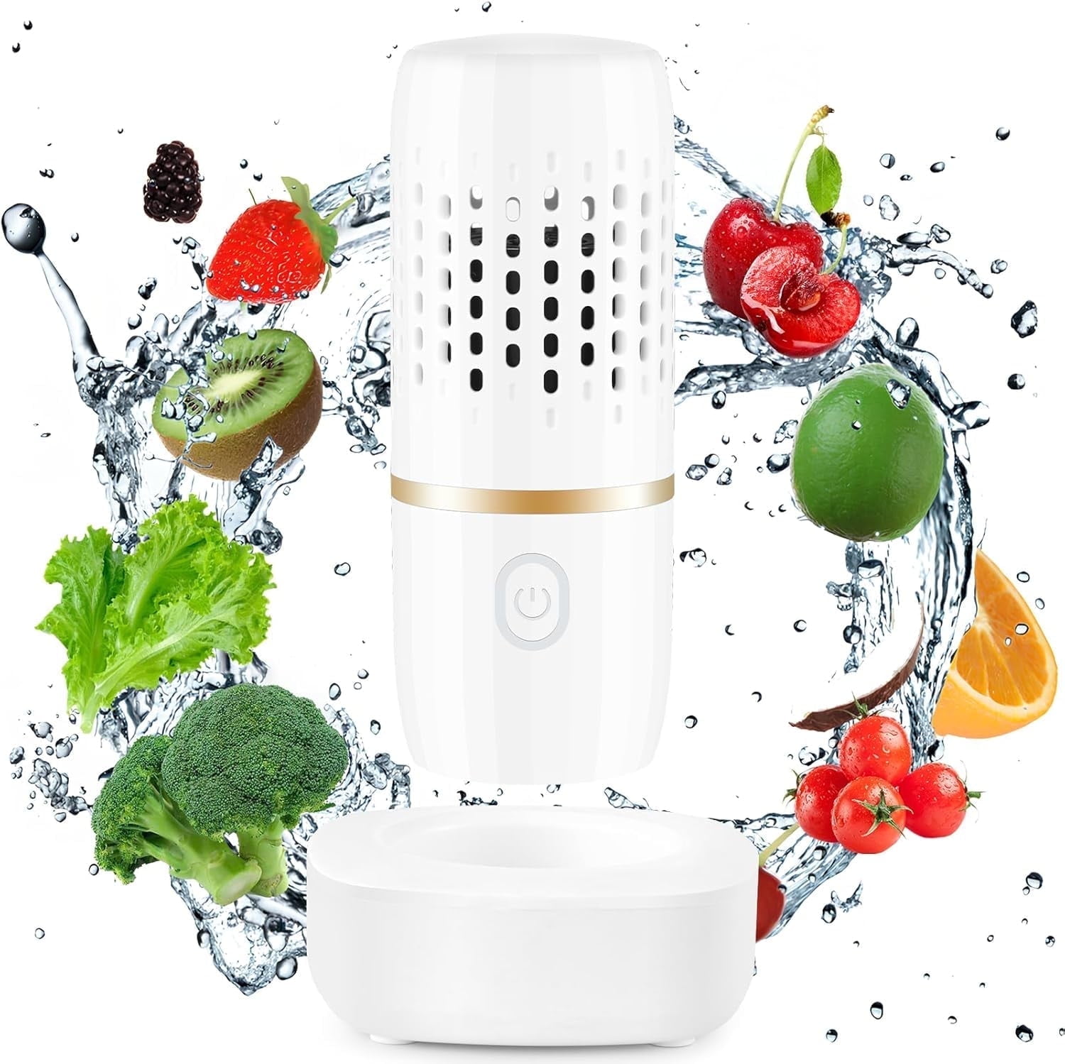 Cudinham Fruit and Vegetable Purifier Washing Machine Capsule Shape ...