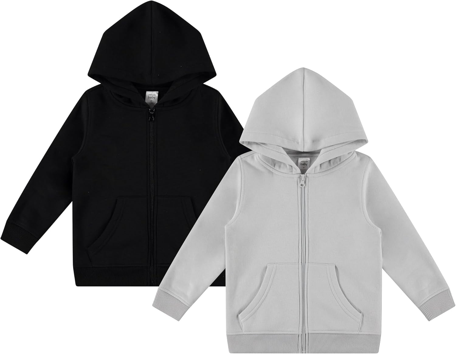 Cudlie 2-Pack Toddler Zip-Up Hoodies for Boys and Girls – Colorful ...