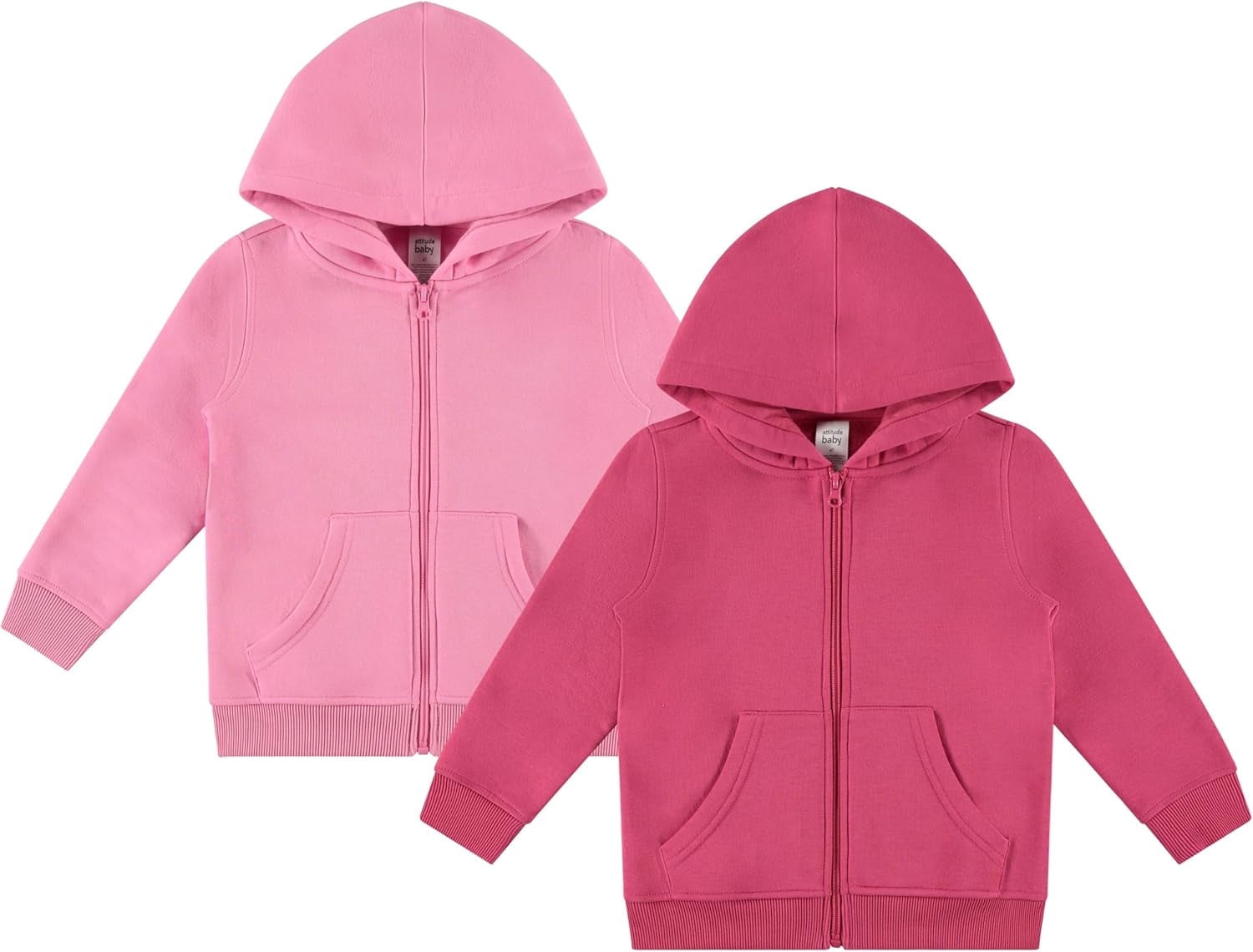 Cudlie 2-Pack Toddler Zip-Up Hoodies for Boys and Girls – Colorful ...