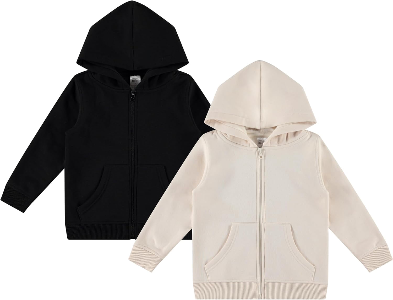 Cudlie 2-Pack Toddler Zip-Up Hoodies for Boys and Girls – Colorful ...
