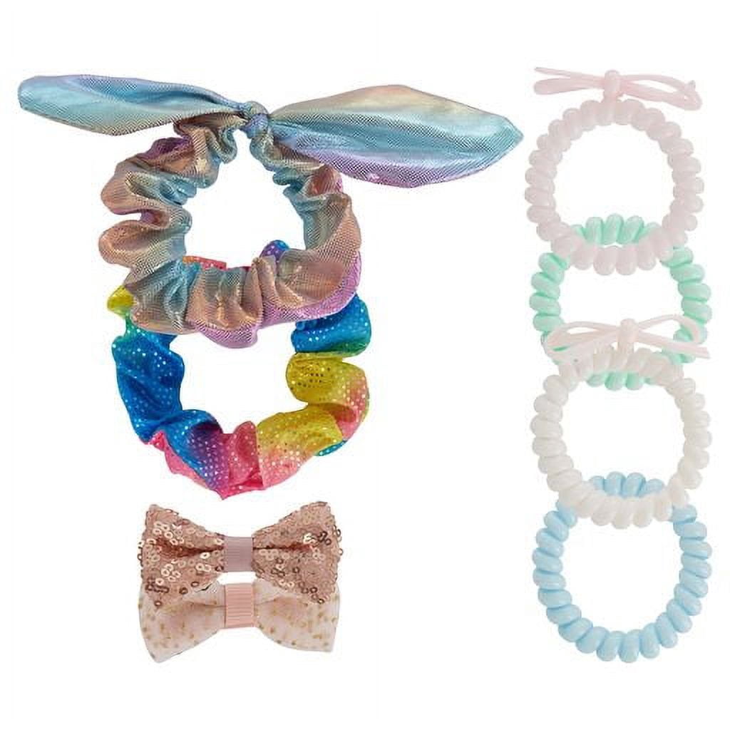 Cudlie Confetti 8 Pack Kids Hair Accessories for Girls - 2 Cute ...