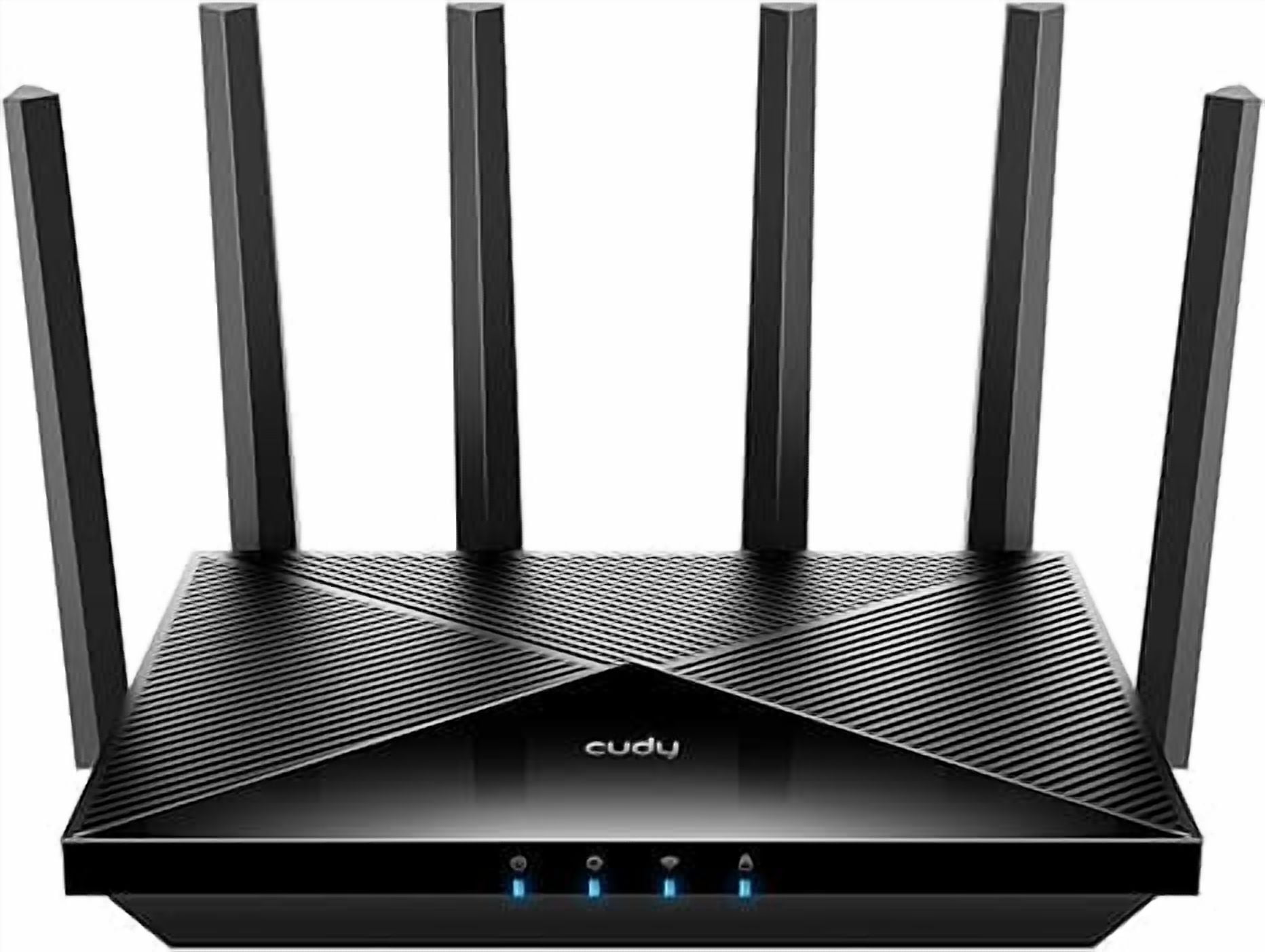 Cudy Tri-Band WiFi 7 BE11000 Router, 6-Stream 10 Gbps, 4 × 2.5G Ports ...