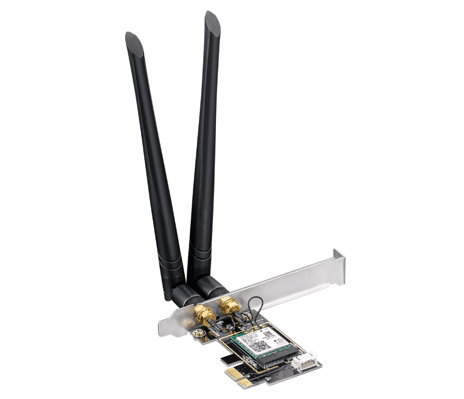 Cudy WE3000 AX3000 PCIe Wireless WiFi 6 Card for PC, Intel AX200 Module ...