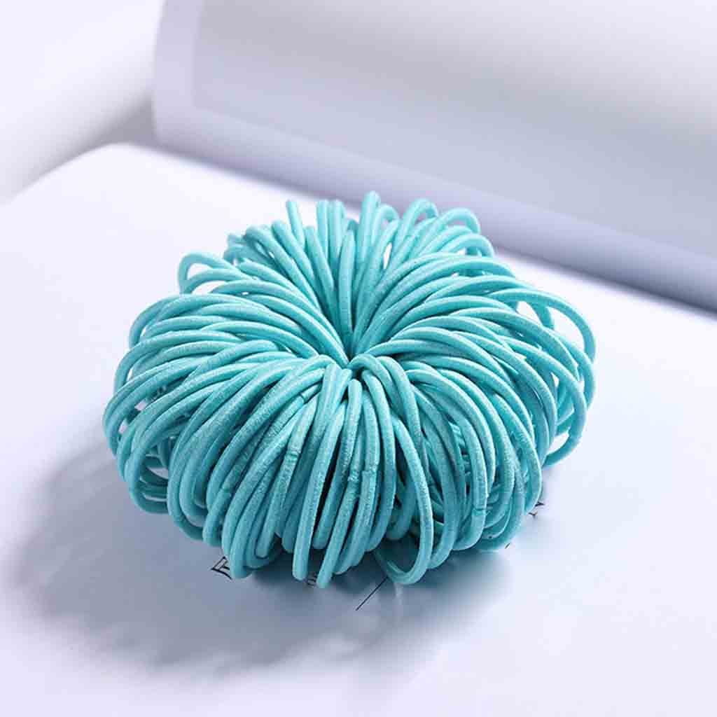 Cuekondy Heardband for Girls 100 Pieces Of 3 cm Nylon Non-Harm Hair ...