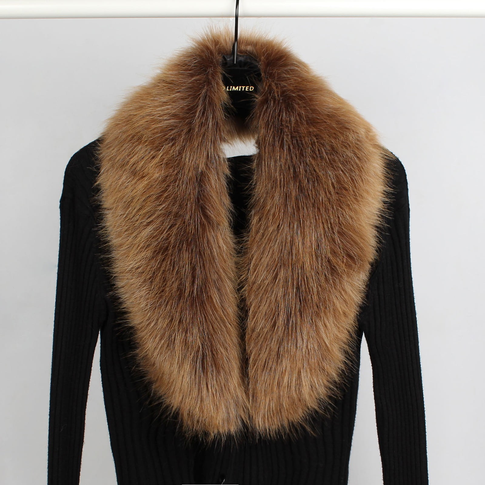 Cuekondy Scarf for Women's Plush Collar Scarf Wrap Cold Winter Warmer ...