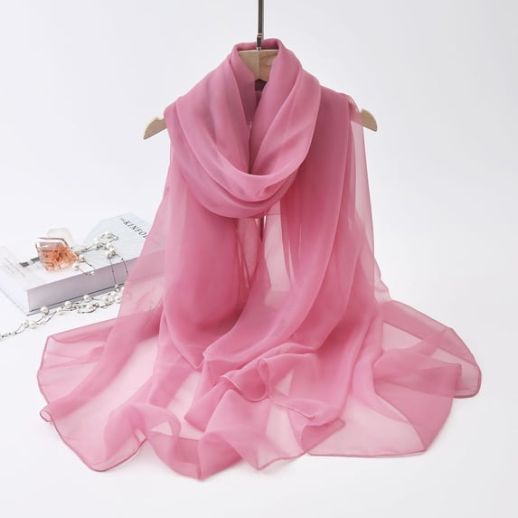 Cuekondy Silk Scarves for Lady Scarf Soft Lightweight Thin Women Summer ...