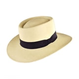 Cuenca Panama Straw Gambler Hat - L - Natural - Walmart Business Supplies