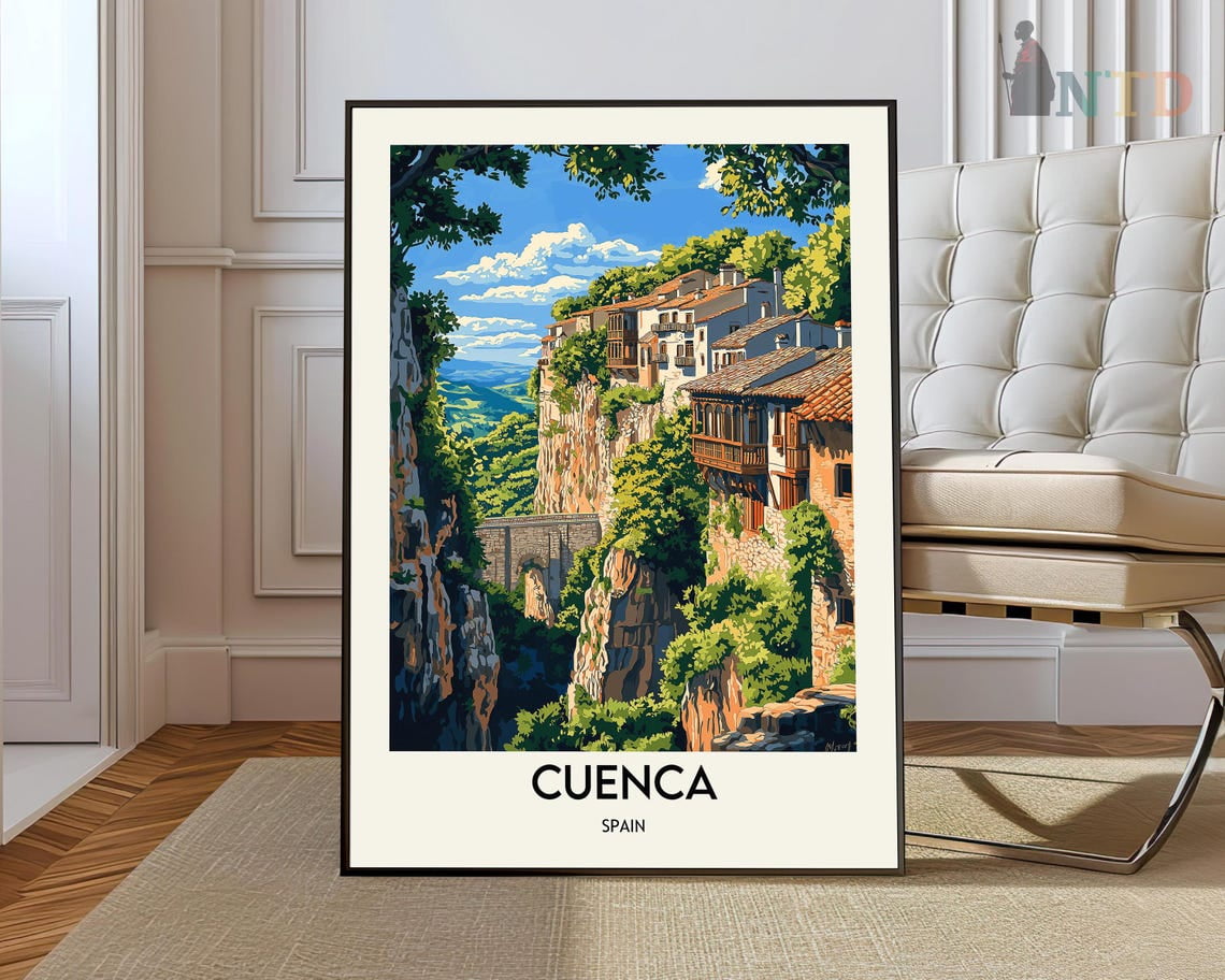 Cuenca Poster, Cuencacuenca Print, Cuenca Photo, Cuenca Poster Print, Cuenca Travel Poster ...