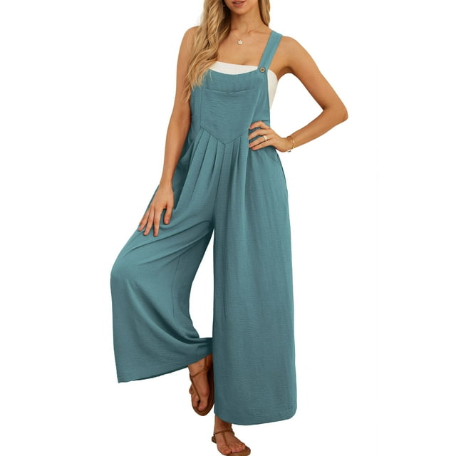 Cueply Women's Overalls Jumpsuits, Casual Loose Fit with Adjustable ...