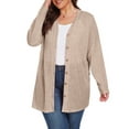 Cueply Women's Plus Size 1X-4X Cardigan, Lightweight, Sheer, Long ...