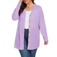Cueply Women's Plus Size Cardigan Long Sleeve Lightweight Sheer Open ...