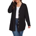 Cueply Women's Plus Size Cardigan Long Sleeve Lightweight Sheer Open ...