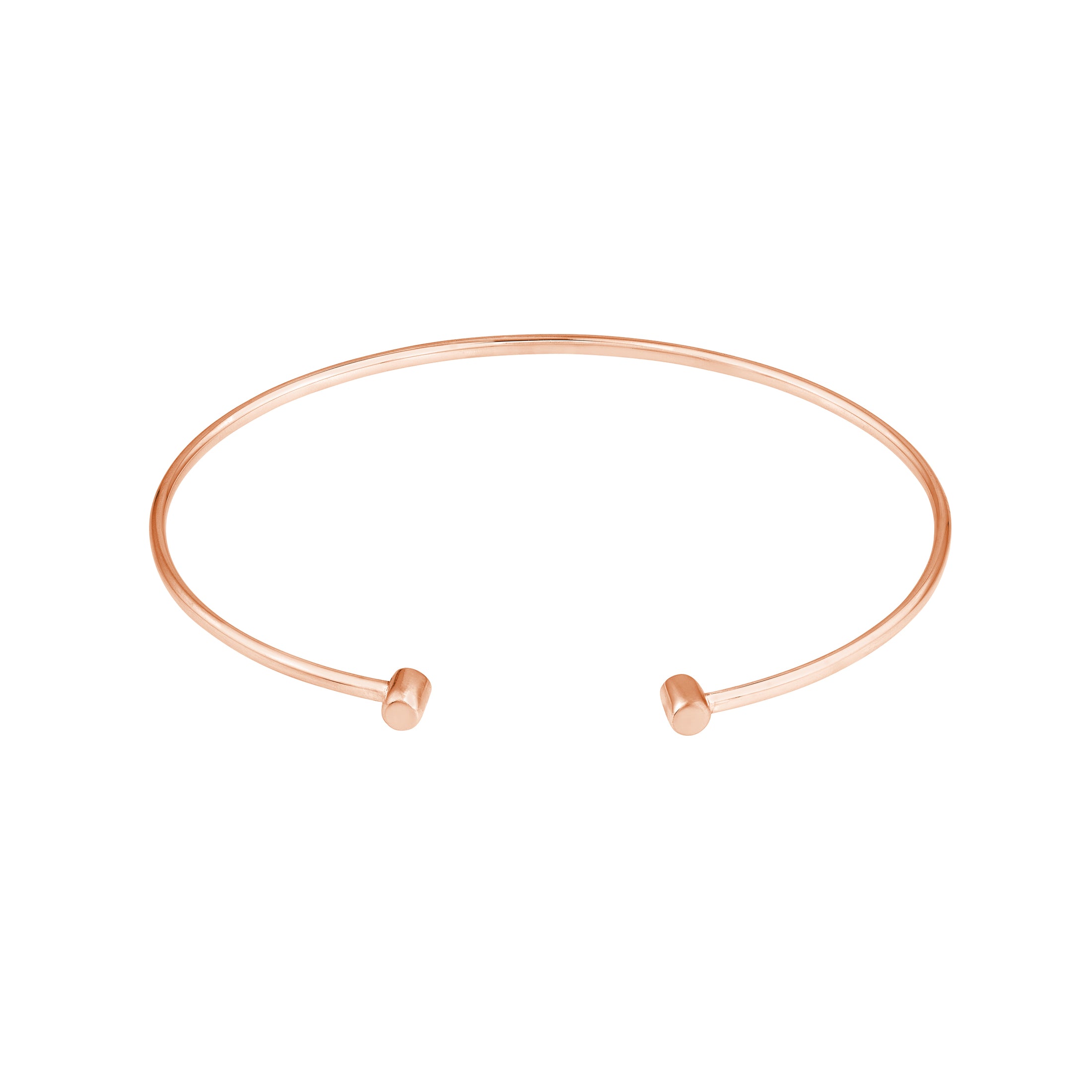 Cuff Bangle with Round Ends - Walmart.com
