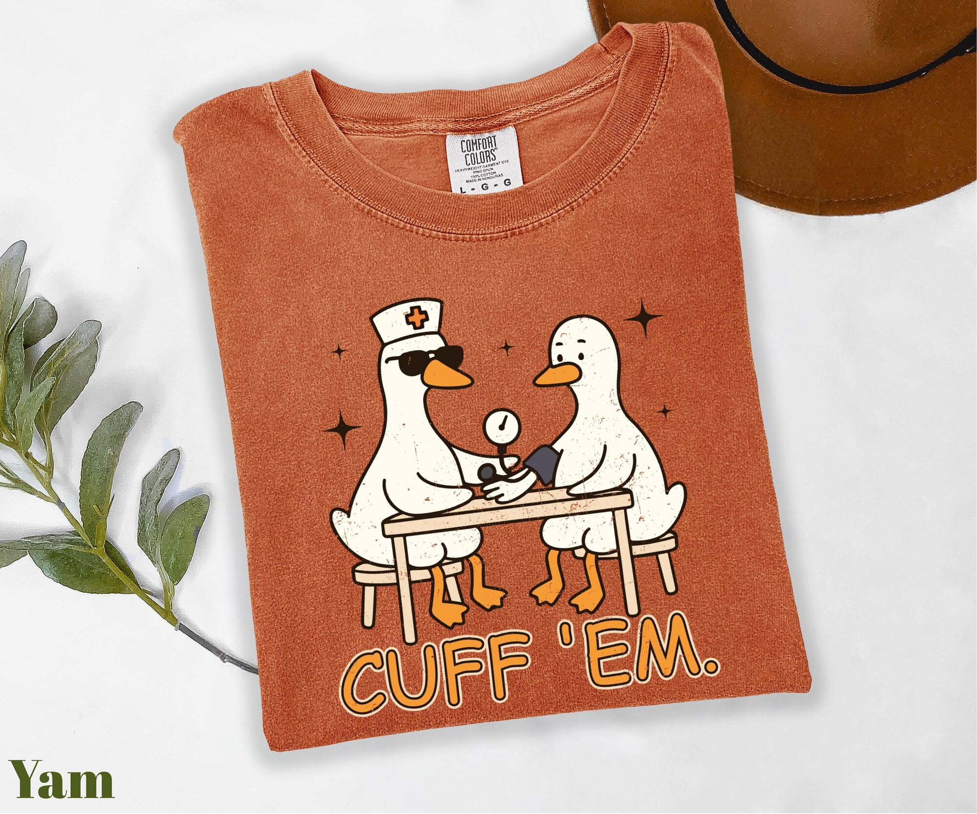 Cuff Em Shirt Funny Goose Shirt Funny Nurse Goose Shirt Gift for Nurse ...