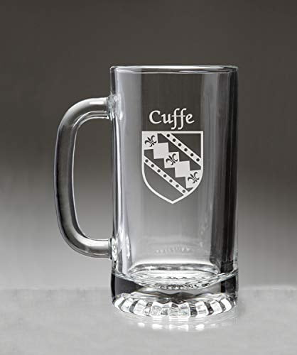 Cuffe Irish Coat of Arms Glass Beer Mug (Sand Etched) - Walmart.com