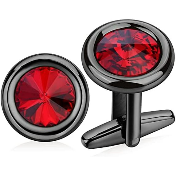 Cufflinks for Men with Swarovski Crystal Cuff Links for Formal Business ...