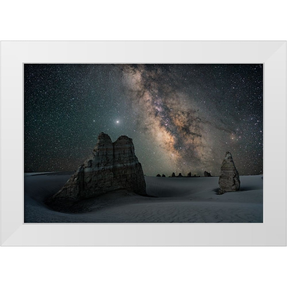 Cui, Yuan 18x13 White Modern Wood Framed Museum Art Print Titled ...