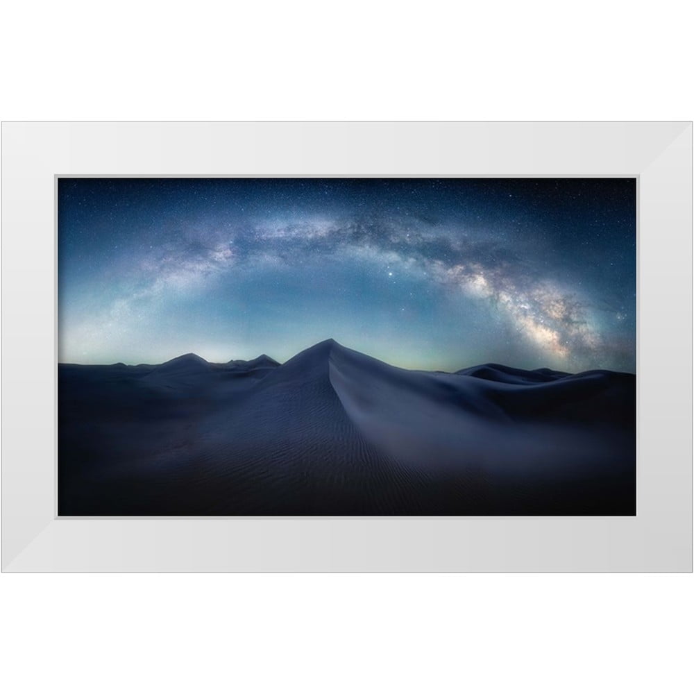 Cui, Yuan 32x20 White Modern Wood Framed Museum Art Print Titled ...