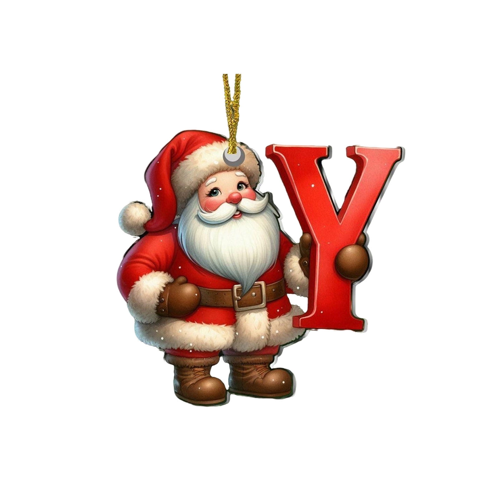 CuiLiyq 26 Letter Ornaments, Christmas Tree Decoration Personalized ...