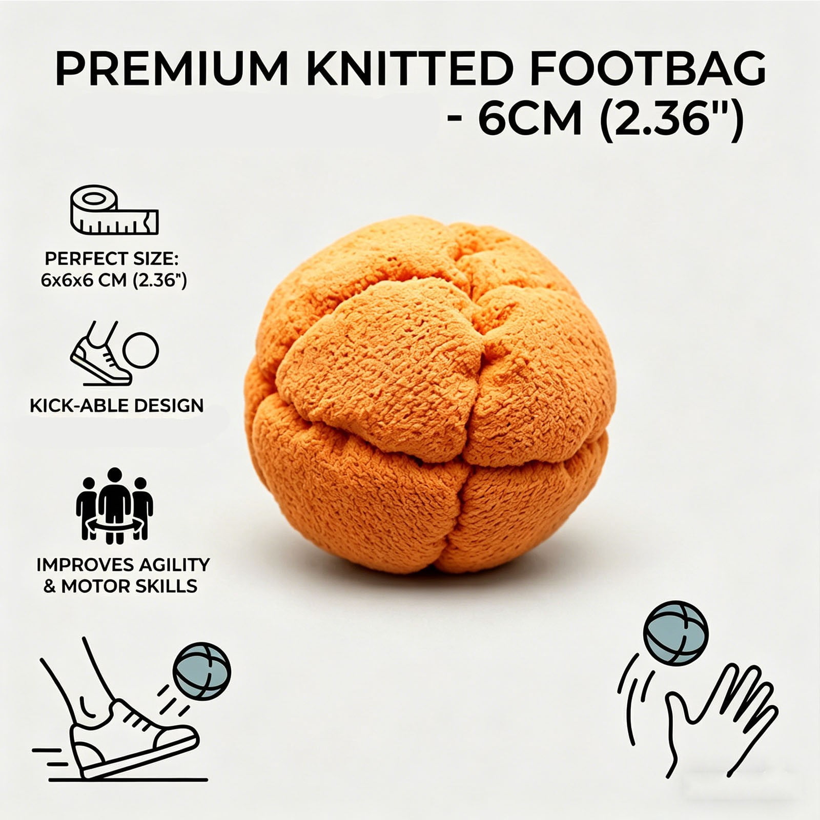 CuiLiyq Beach Sports Footbag, 2.36 Inch Juggling Ball for Adults ...