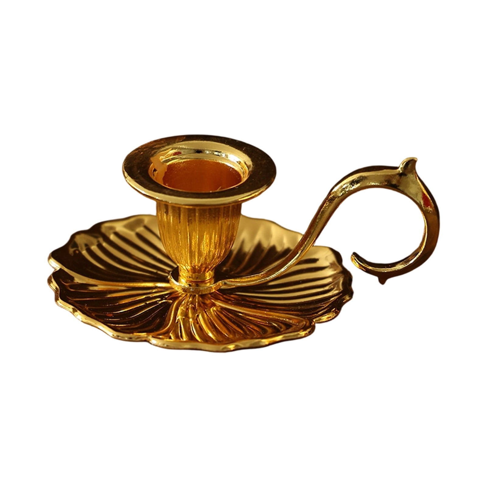CuiLiyq Candlestick Holders, Gold Candle Holders for Pillar Candles ...
