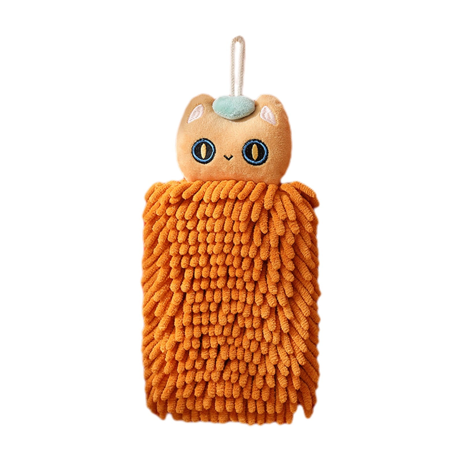 CuiLiyq Chenille Hand Towel, Hand Drying Towel with Hanging Loops for ...
