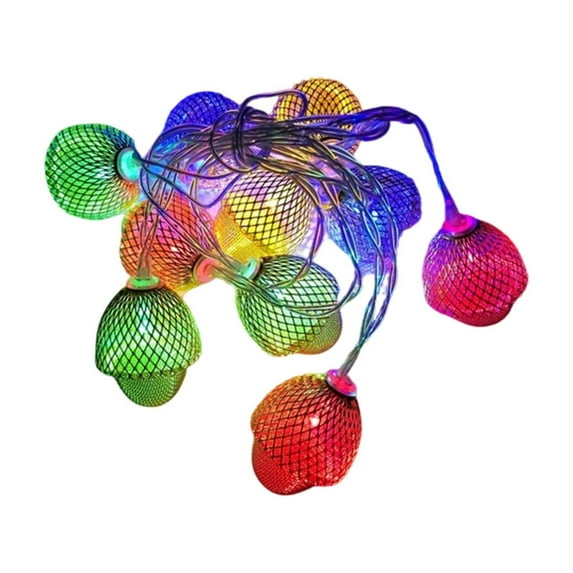CuiLiyq Christmas Light String, Colored Hazelnut Shaped Light String ...