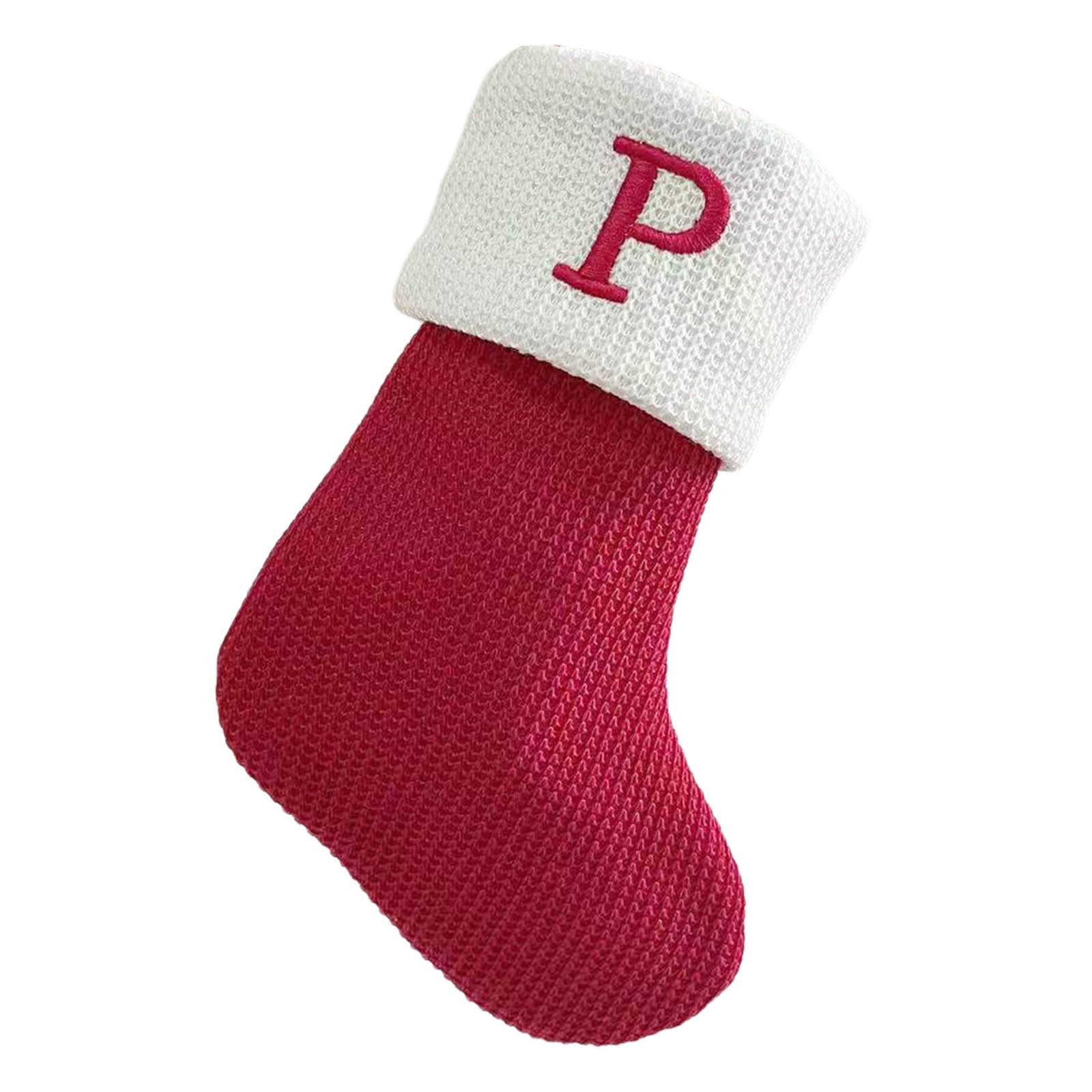 CuiLiyq Christmas Stockings with Initials, 7 Inches Small Embroidered ...