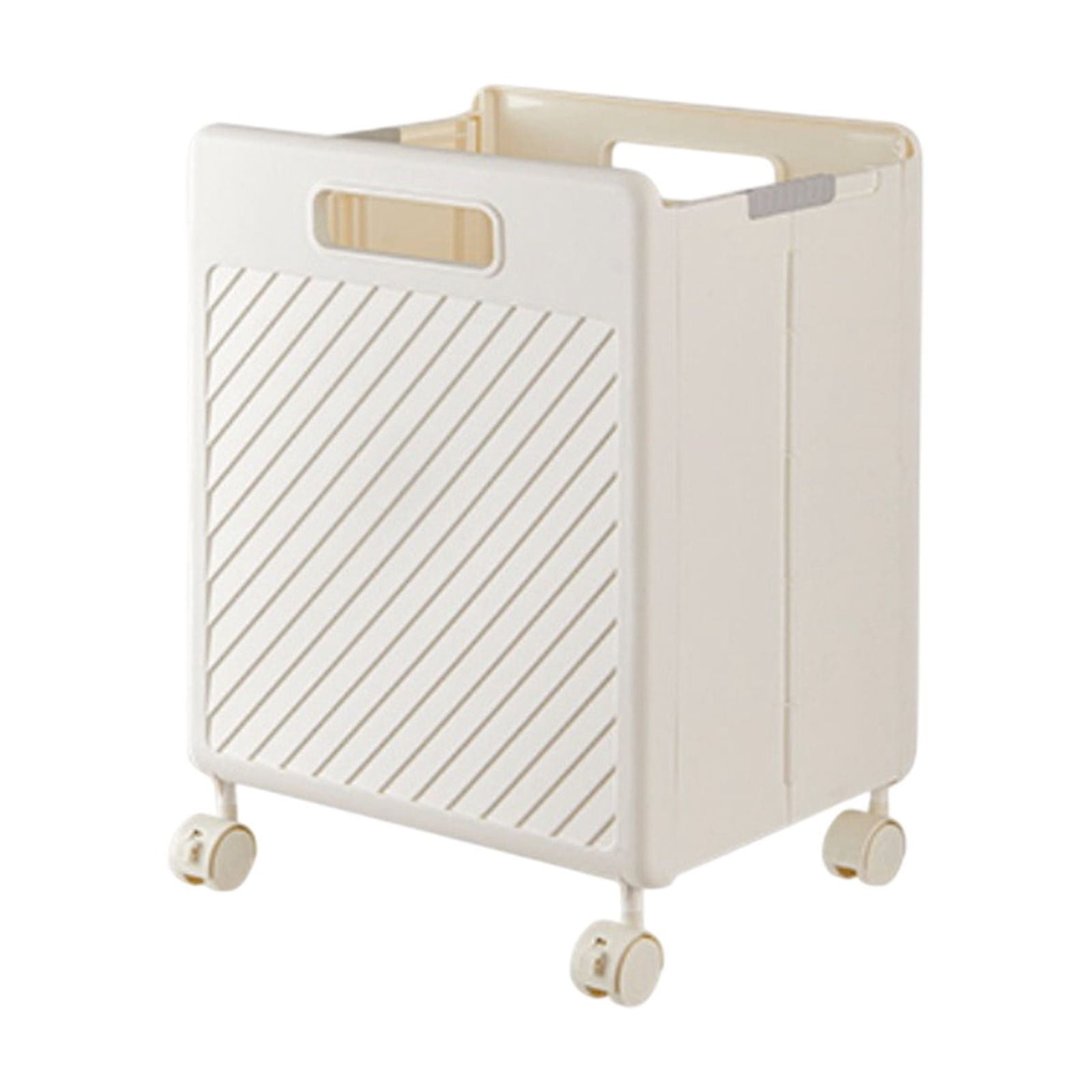 CuiLiyq Laundry Hamper Cart, Collapsible Rolling Laundry Baskets ...