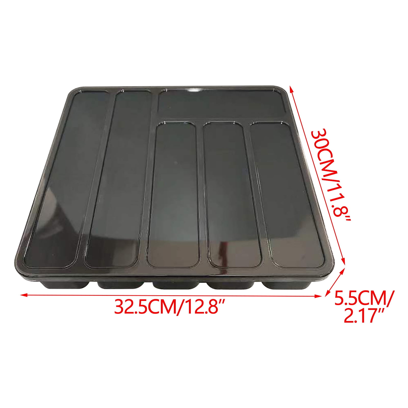 CuiLiyq Silverware Organizer with Lid, for Effortless Utensil Sorting ...