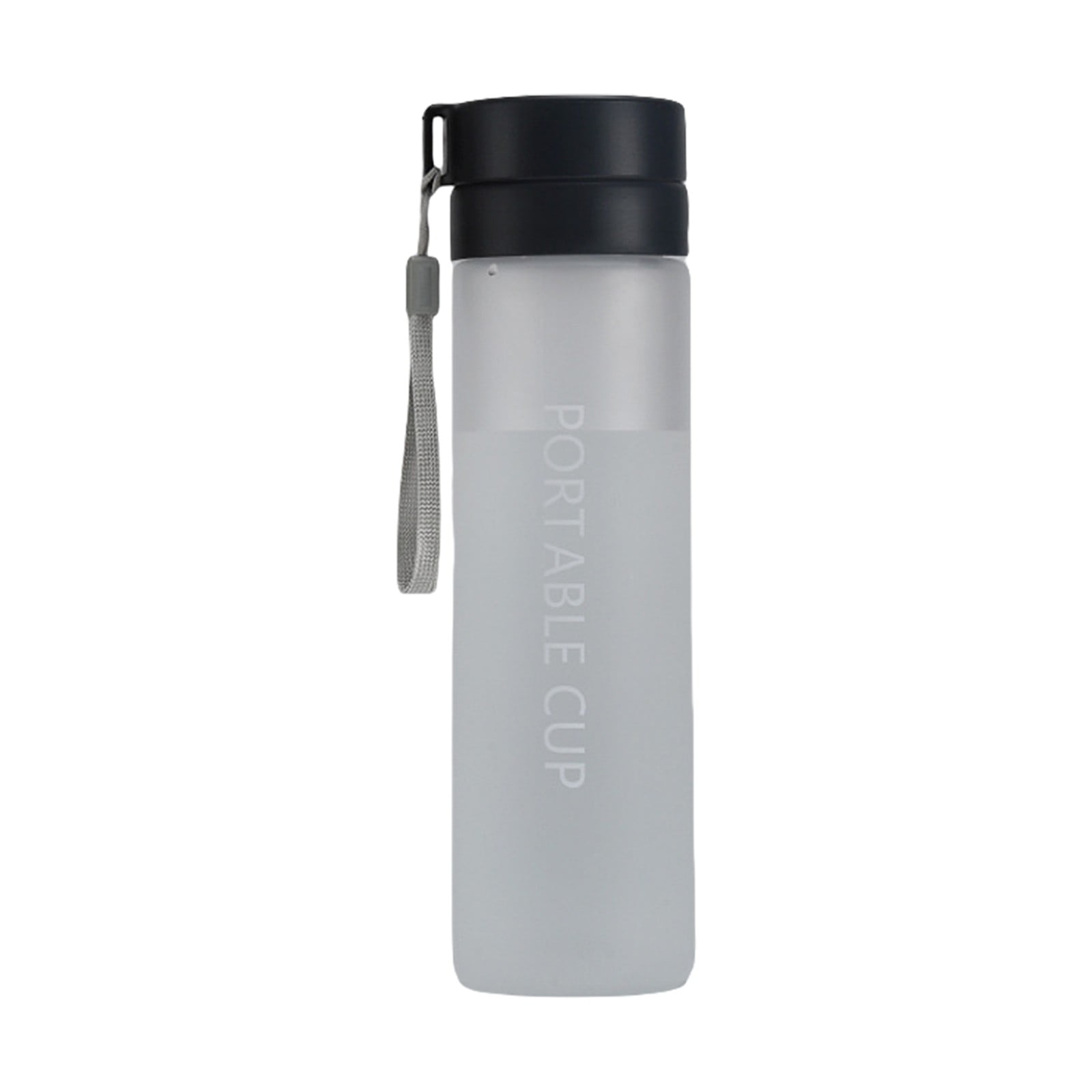 CuiLiyq Transparent Sports Water Cup, Plastic Shatterproof Wide Mouthed ...