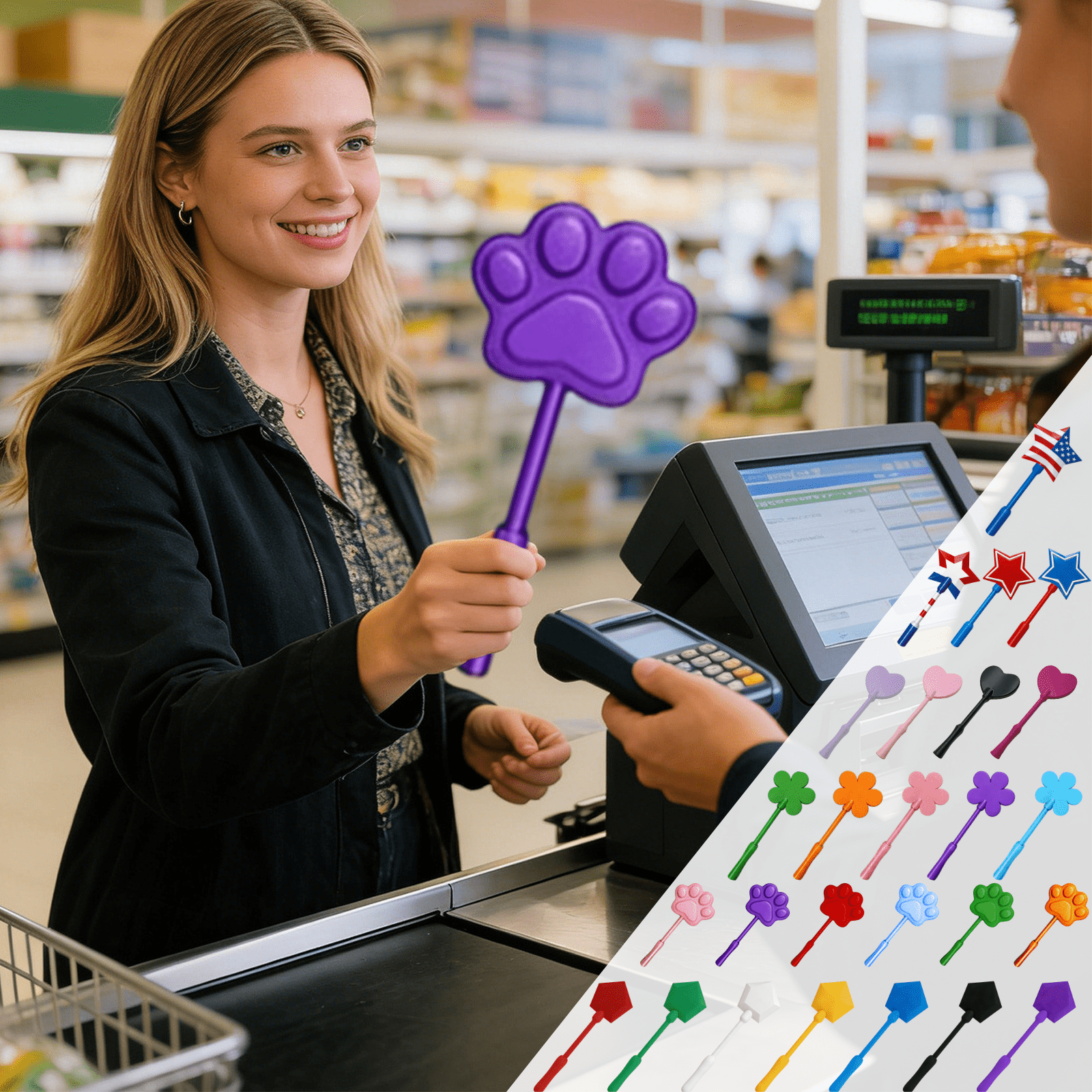 CuiLiyq Wand Tap to Pay, 3D Printed Magical Star Wands Contactless ...